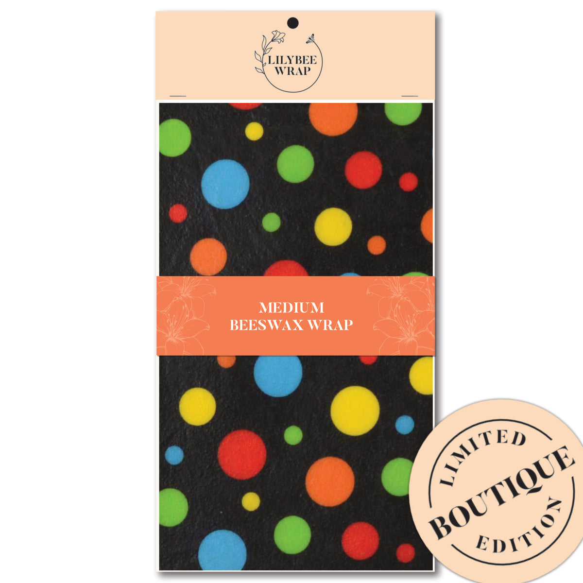 Dotty - medium beeswax wrap – LilyBee Wrap
