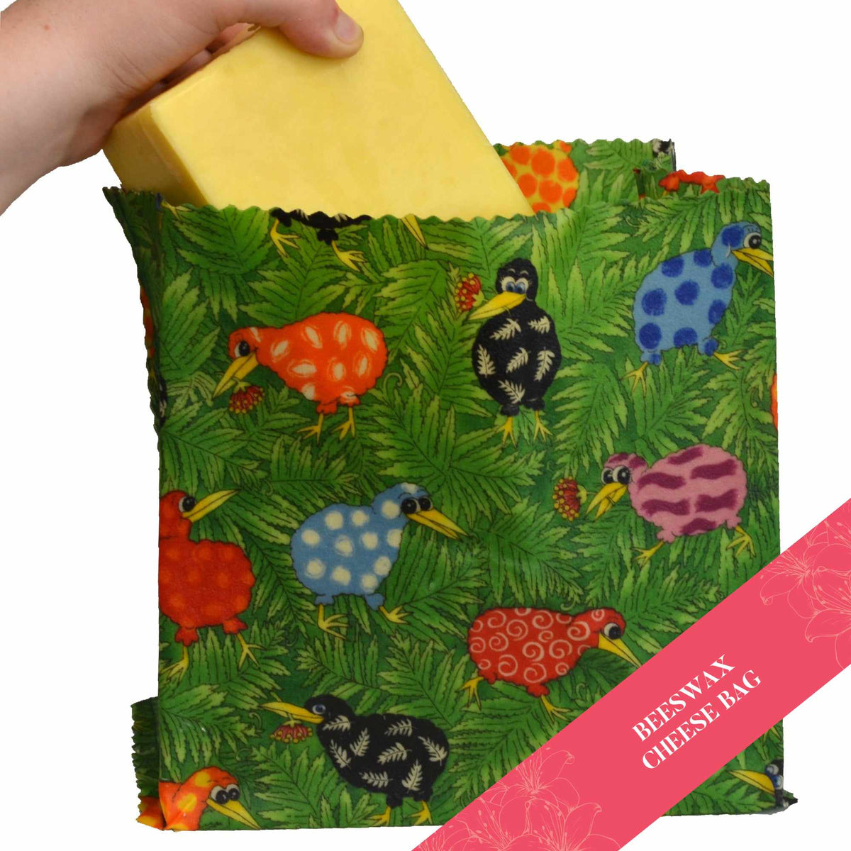 Rainbow Kiwis Beeswax Cheese Bag – LilyBee Wrap