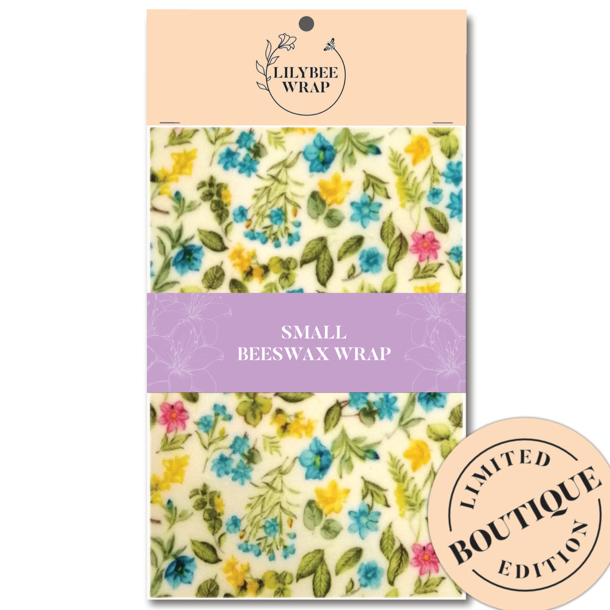 Petite Petals - small beeswax wrap – LilyBee Wrap